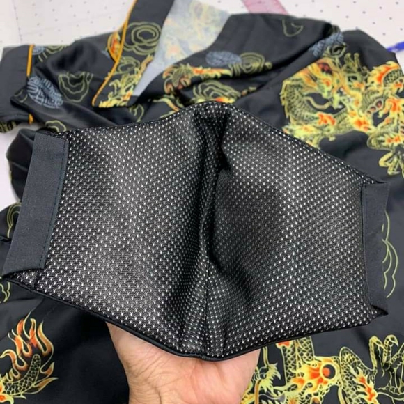 Silk Jamz | Accessories | Mulberry Silk Masks Dragon Design | Poshmark